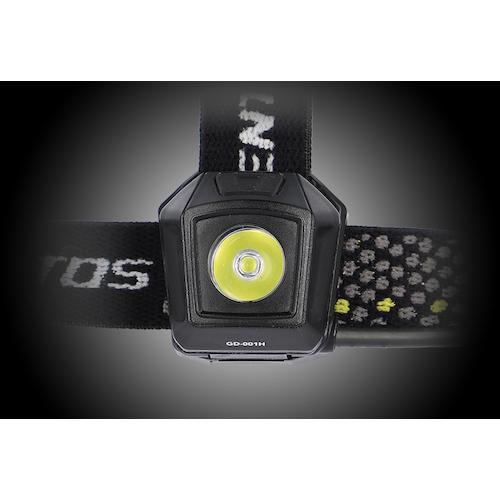 GENTOS GENTOS COMPACT HEADLIGHT 充電式LEDコンパクトヘッドライト 高輝度白色LED IPX4 320lm 専用充電池・USBケーブル付き GD-001H ...
