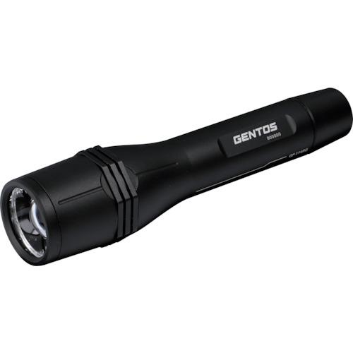 GENTOS GENTOS Gシリーズ フラッシュライト LEDハンディライト IP66・IP67 1m防水 1000lm 専用充電池/乾電池（単4形アルカリ電池×3本別売）兼用 GF ...