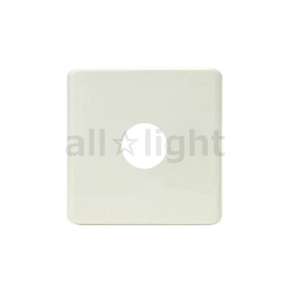 神保電器 ニューマイルドビーシリーズ ホームエレガンスプレート 2連用 φ35.5 コンセント用 ピュアホワイト HBP-TU35.5(2 ...