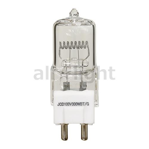 USHIO 光学機器・舞台照明用 ハロゲンランプ(電球) 100V 300W GYX9.5口金 6,000lm 3,050K JCD100V300WBT/G ※受注生産品 ...