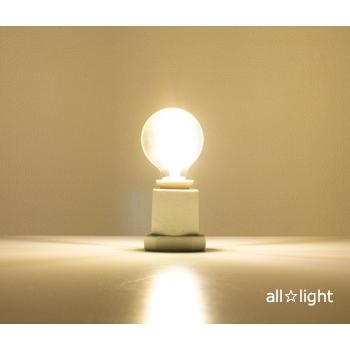 OHM オーム電機 LED小丸球 フィラメントタイプ 全方向 電球色 消費電力3.4W 外径51mm 小丸球40W形相当 全光束472lm E26口金 LDA3L C6/LBG5(06 ...