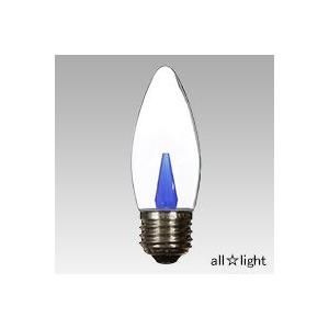ELPA（エルパ） エルパボール LED電球 LED装飾電球 シャンデリアタイプ クリア カラー 1．4W ブルー（青色） E26口金 ...