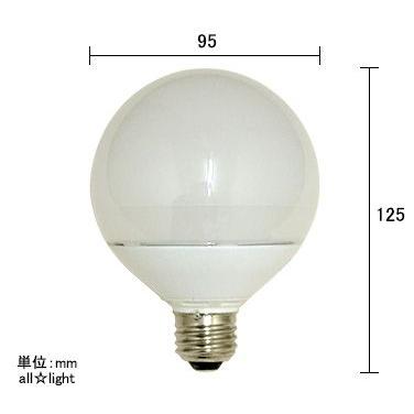ELPA ELPA エルパボール LED電球 G95ボール電球形 直径95mm 広配光タイプ 15.0W 電球色相当 E26口金 1340lm ボール電球100W形相当 LDG15L-G ...