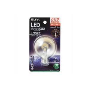 ELPA ELPA エルパボール LED電球 LED装飾電球 ミニボール電球形 E17 G50(外径50mm) クリア(透明) 電球色相当 1.2W 45lm LDG1CL-G-E17 ...