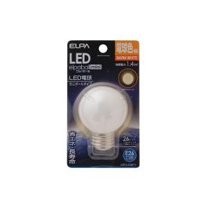 ELPA ELPA エルパボール LED電球 LED装飾電球 ミニボール電球形 E26 G50(外径50mm) ホワイト(白) 電球色相当 1.4W 55lm LDG1L-G-G271 ...