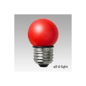 ELPA エルパボール LED電球 ミニボールタイプ サイン球 直径40mm(G40) 1.4W レッド(赤色) E26口金 防水設計 [10個入り] LDG1R-G-GWP254-10P ...