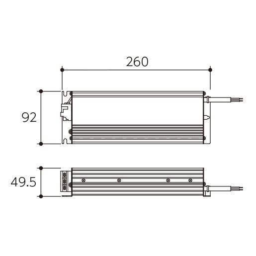 トキスター TOKISTAR LED用直流電源 定格入力AC100-240V 140VA 定格出力DC24V 5A 屋内用 LPS-120 ...