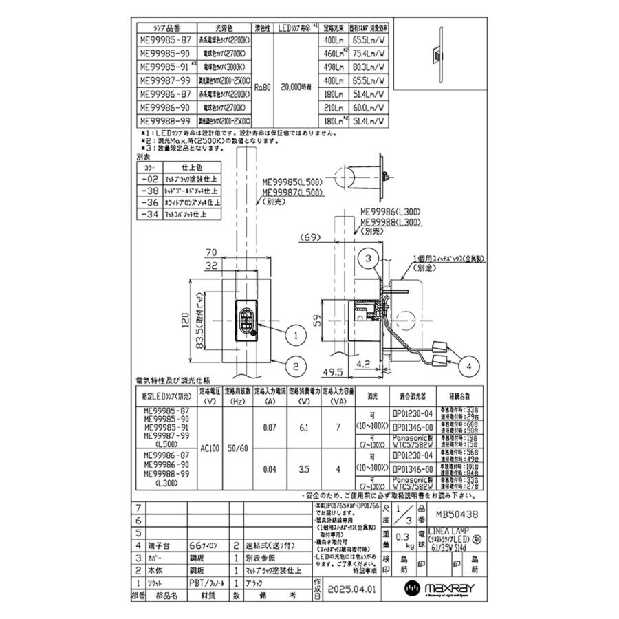 MAXRAY（マックスレイ） ブラケット LINEA LAMP Ita Magnet/リネアランプ イタマグネット 本体色レッドゴールド 1灯 リネアランプ用（ランプ別売り） MB50438 ...