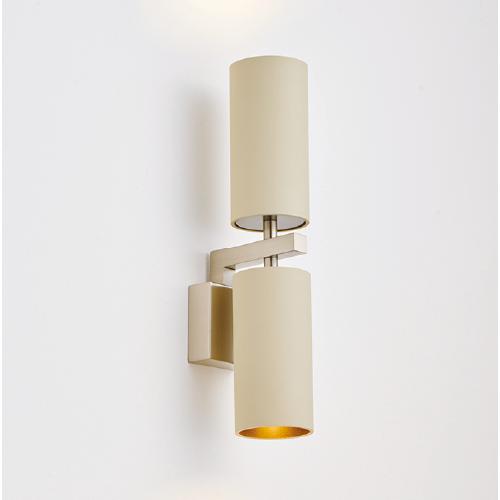 MAXRAY MAXRAY ツツ ブラケット ブラケットライト 2灯 直付タイプ 本体色：サテンサンドベージュ E11口金 MB50455-03(OP01745+OP0168603 ...