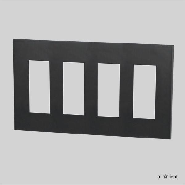 神保電器 NKシリーズ配線器具 プレート 4連用 12コ用 ソフトブラック NKP-3UF-4 SB ※受注生産品 :NKP3UF4SB-JIMBO:オールライト Yahoo!店 - 通販 ...