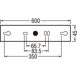 ODELIC ODELIC ブラケット LED一体型 Hf32W定格出力相当 化粧ネジ式（化粧ねじ式） 電球色 2700K 高演色LED 上下配光 木調ウォールナット色 OB255253R ...
