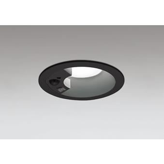 ODELIC ODELIC ベースダウンライト 浅型 LED一体型 白熱灯器具60W相当 温白色 埋込穴φ100mm R15高演色 人感センサーON-OFF型 黒色(ブラック ...