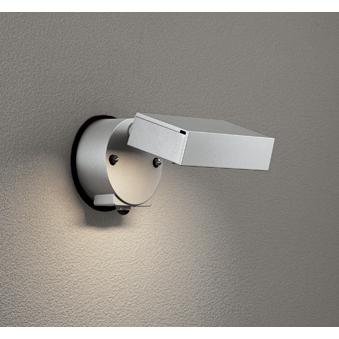 ODELIC ODELIC スポットライトLEDランプ付 白熱灯器具60W相当 直付 電球色 2700K 高演色 防雨型 人感センサー付 マットシルバー OG264125R : オールライト ...