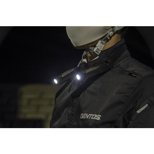 Onez GENTOS Onezシリーズ LEDフラッシュライト 懐中電灯 首掛けタイプ 高輝度白色COB LED IP54 110lm 単3形アルカリ電池1個用(付属) OZ-2XN ...