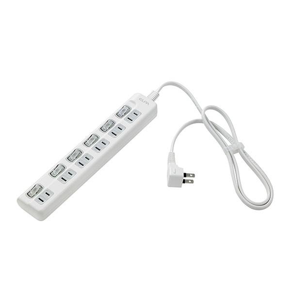 ELPA ELPA スイッチ付タップ LEDランプ 上挿し 6個口 1m WLS-LU61EB(W) : オールライト Yahoo!店 - 通販 - Yahoo!ショッピング