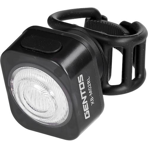 GENTOS XBシリーズ 小型テールライト USB充電式 高輝度チップタイプ赤色LED IPX4 最大100lm USBケーブル(Type-C)付 XB-M02RL :XBM02RL ...