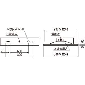 ODELIC ODELIC LED非常用照明器具 階段通路誘導灯兼用型 埋込 下面開放型 昼白色 Hf32W高出力×2灯相当 高演色 LEDユニット付き XR507011R6B : オール ...