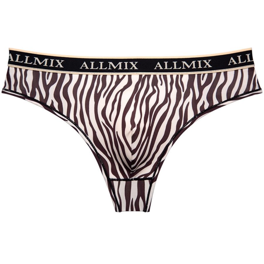 Tバック ビキニブリーフ 下着 メンズ ALLMIX アニマル柄 セクシー ストレッチ 通気性よい 立体感 ワイルド M ゼブラ柄 : allmix - 通販 - Yahoo!ショッピング