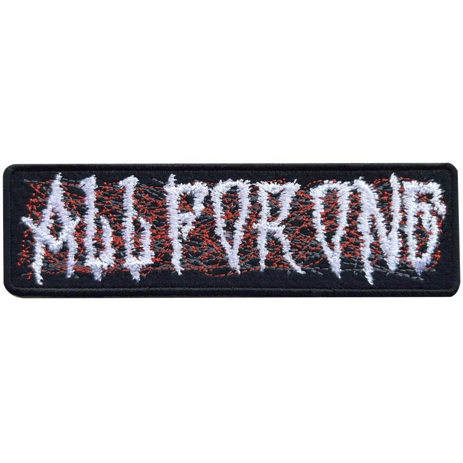 【AFO】DEATH barbed wire WAPPEN【BLACK】タテ約38mm/ヨコ130mm 有刺鉄線【ゆうパケット配送対象商品 ...