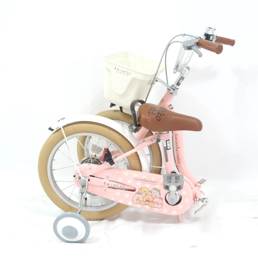 すみっコぐらし 折りたたみ 子供用自転車 16インチ スチール製 すみっコぐらし 折りたたみ 子供用自転車 16インチ スチール製