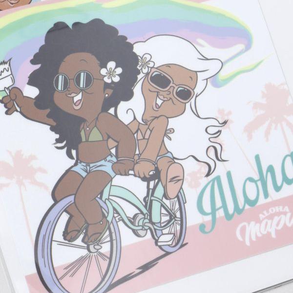 ステッカー シール ハワイ ALOHA MAPUA アロハマプア パソコン PC タブレット デコレーション ハワイアン 雑貨 小物 サーフィン : ALOHA Diaries ハワイセレクト ...