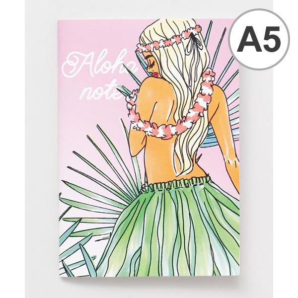 ハワイアン雑貨 ノート A5 アロハノート メモ帳 文具 日記 ハワイ マウナロア ギフト プレゼント フラ hula マイティスー ココスリ : ALOHA Diaries ハワイセレクト ...
