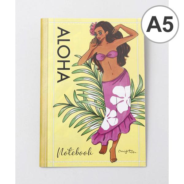 ハワイアン雑貨 ノート A5 メモ帳 メモパッド 文具 日記 ハワイ マウナロア フラ フラノート hula アロハ アート マイティスー フラダンス : ALOHA Diaries ハワイ ...