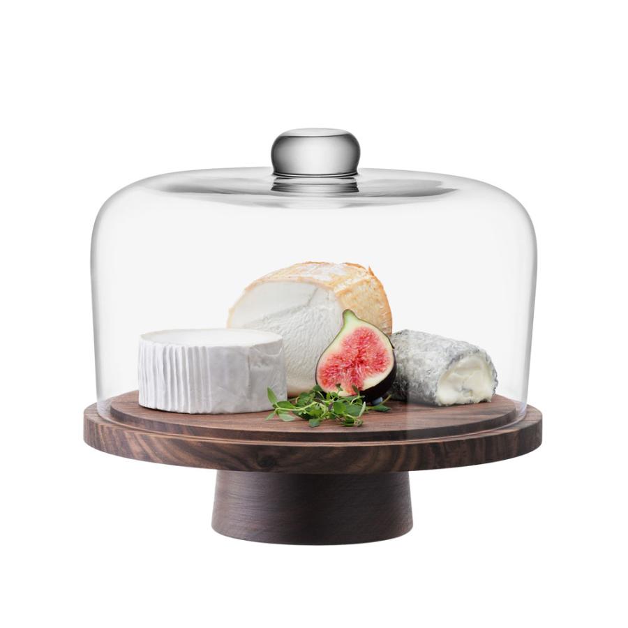 LSA エルエスエー ガラスドーム & ウォールナット スタンド City Dome Walnut Stand G1240-26-301 ...