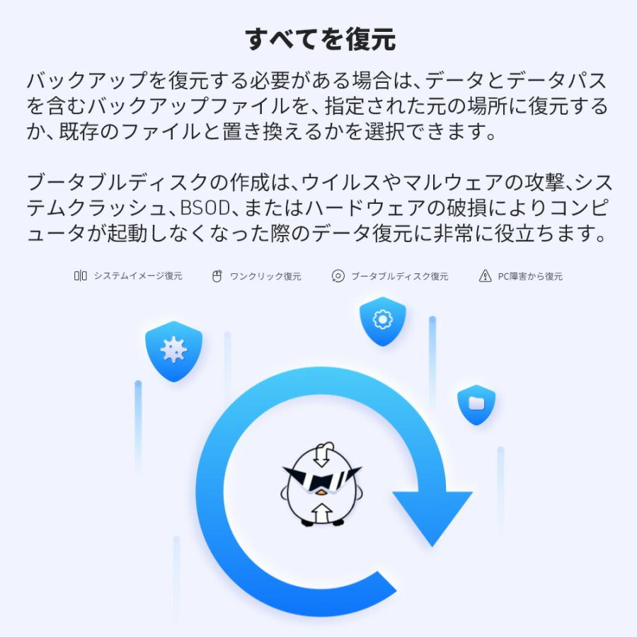 バックアップソフト EaseUS Todo Backup Home 永久ライセンス HDD SSD クローン 【ダウンロード版】 : アルパカPC - 通販 - Yahoo!ショッピング