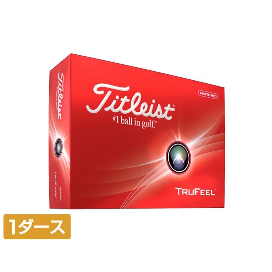 Titleist（タイトリスト） 24 TRUFEEL MATTE RED 24 トゥルーフィール マットレッド 6665415799 1 ...