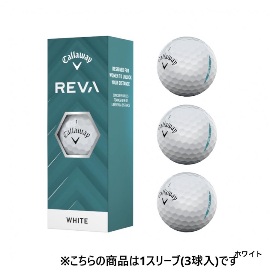 Callaway キャロウェイ REVA 25 7193442455 1スリーブ 3球入 ゴルフ 公認球 : アルペングループヤフー店 ...