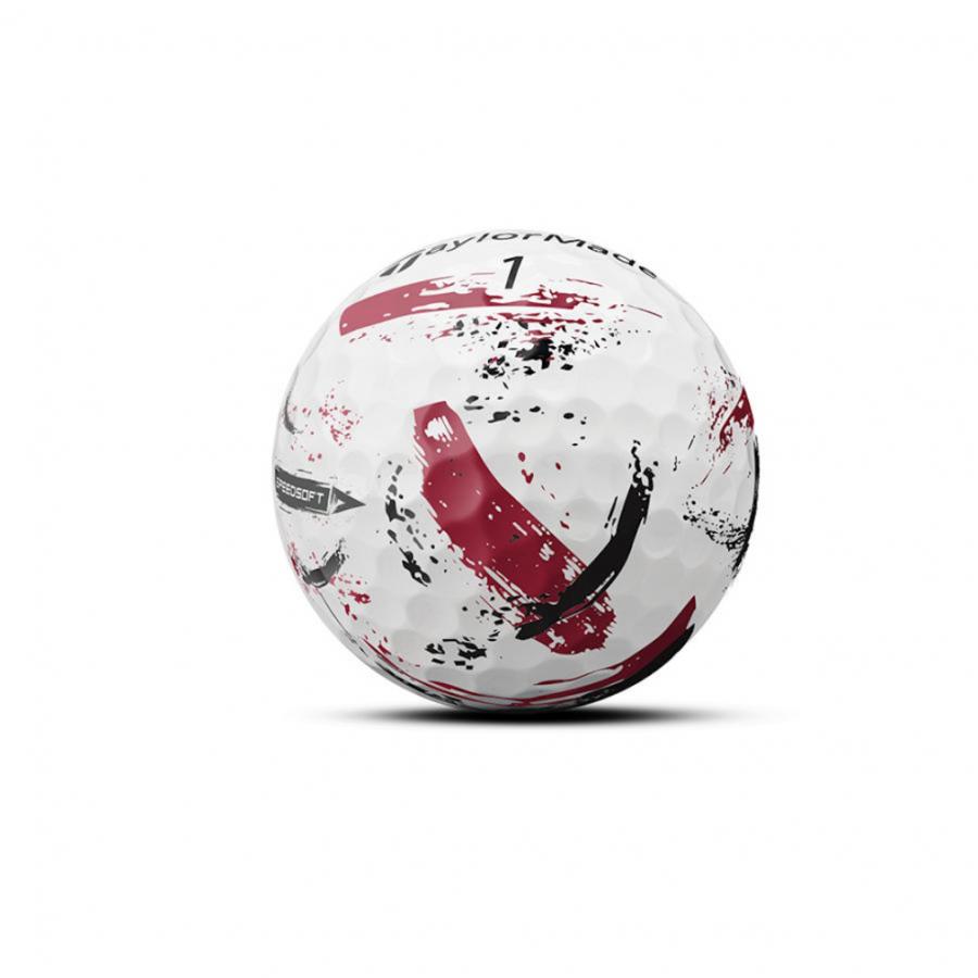 TaylorMade テーラーメイド TMJ24 SpeedSoft INK RED N9509901 3ダース 36球入 ゴルフ 公認球 ...