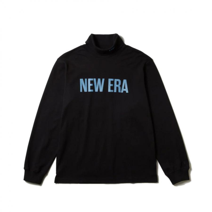 NEW ERA ニューエラ ゴルフウェア 長袖シャツ 秋 冬 GF LS HC WA STRAIGHT LOGO BLK 14326412 ...