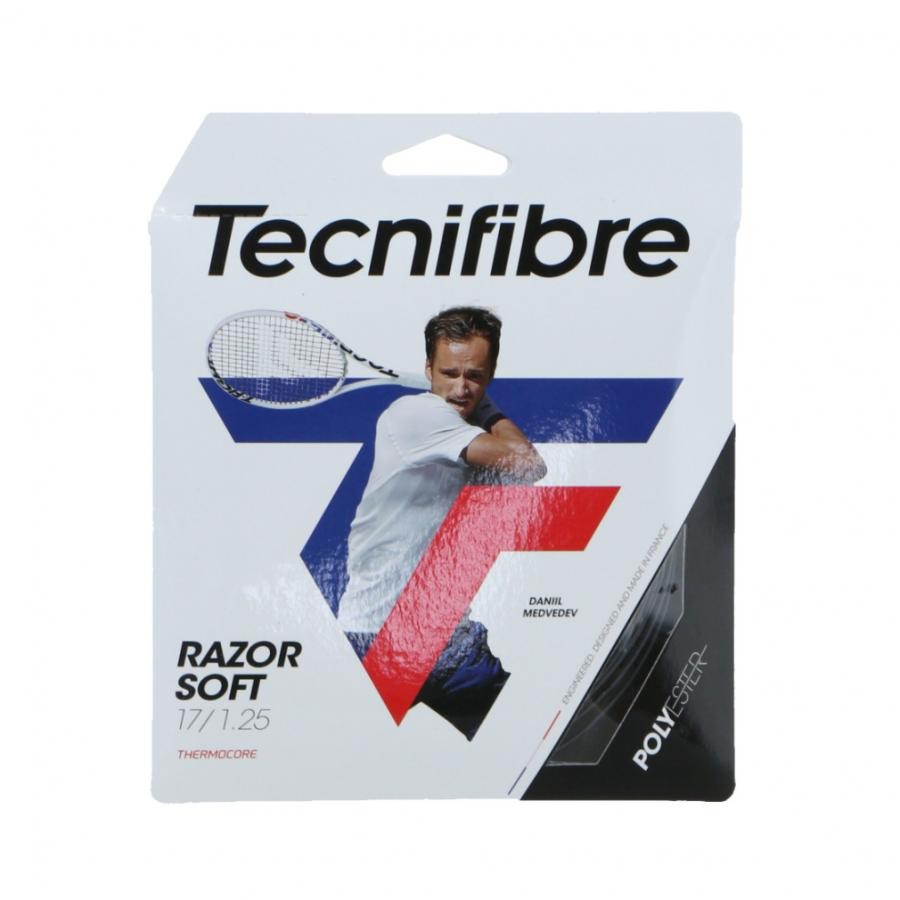 Tecnifibre テクニファイバー RAZOR SOFT 125 レーザーソフト125 04GRAS125N 硬式テニス ストリング ...