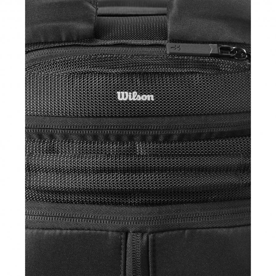 Wilson ウイルソン RF BACKPACK BLACK WR80328010 ラケット2本収納可能 ロジャー・フェデラー テニス ...