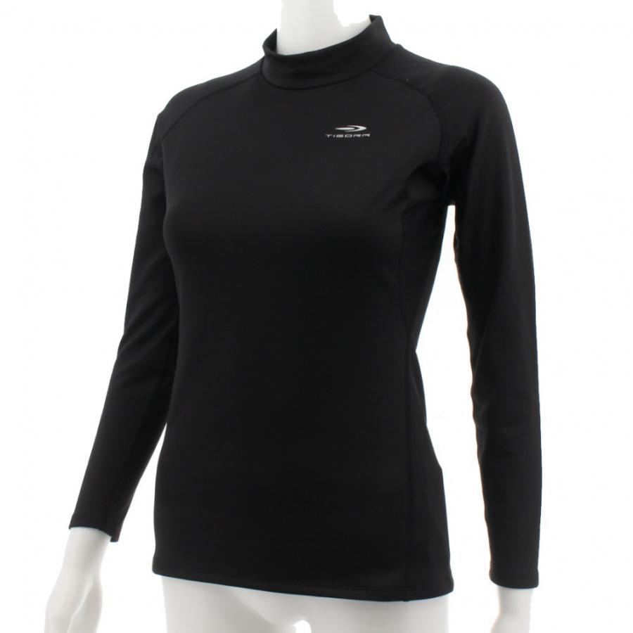 TIGORA ティゴラ レディス テニス 長袖アンダーシャツ コンプレッションインナー ハイネック TR-2TW2702UT : ブラック : アルペングループヤフー店 - 通販 ...