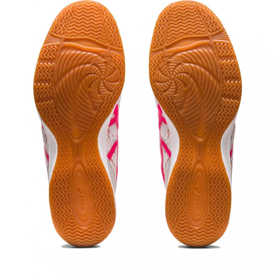 ASICS（アシックス） ATTACK HYPERBEAT 4 アタック ハイパービート 4 1073A056 メンズ レディス 卓球 シューズ 2E : ホワイト×ピンク : アルペン ...