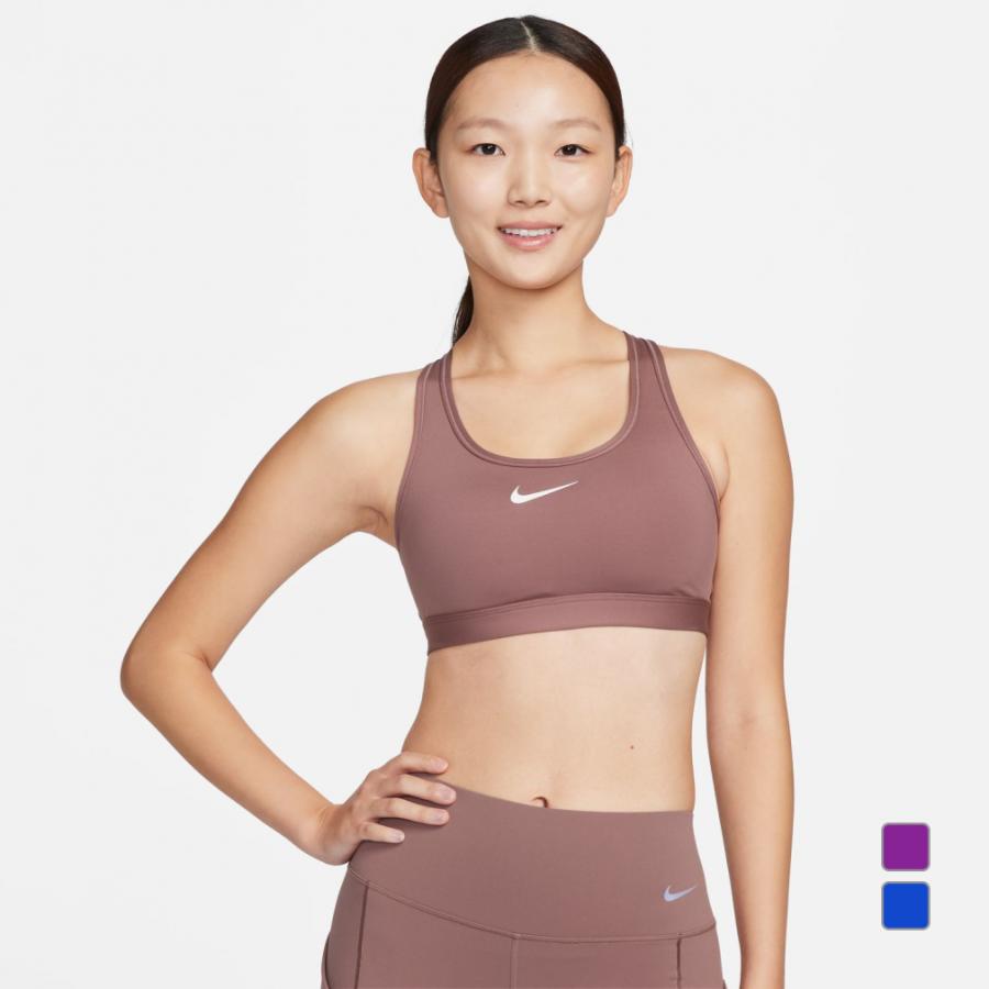 NIKE（ナイキ） レディース スポーツブラ ウィメンズ スウッシュ MED SPT ブラ DX6822 スポーツウェア ヨガウェア ...
