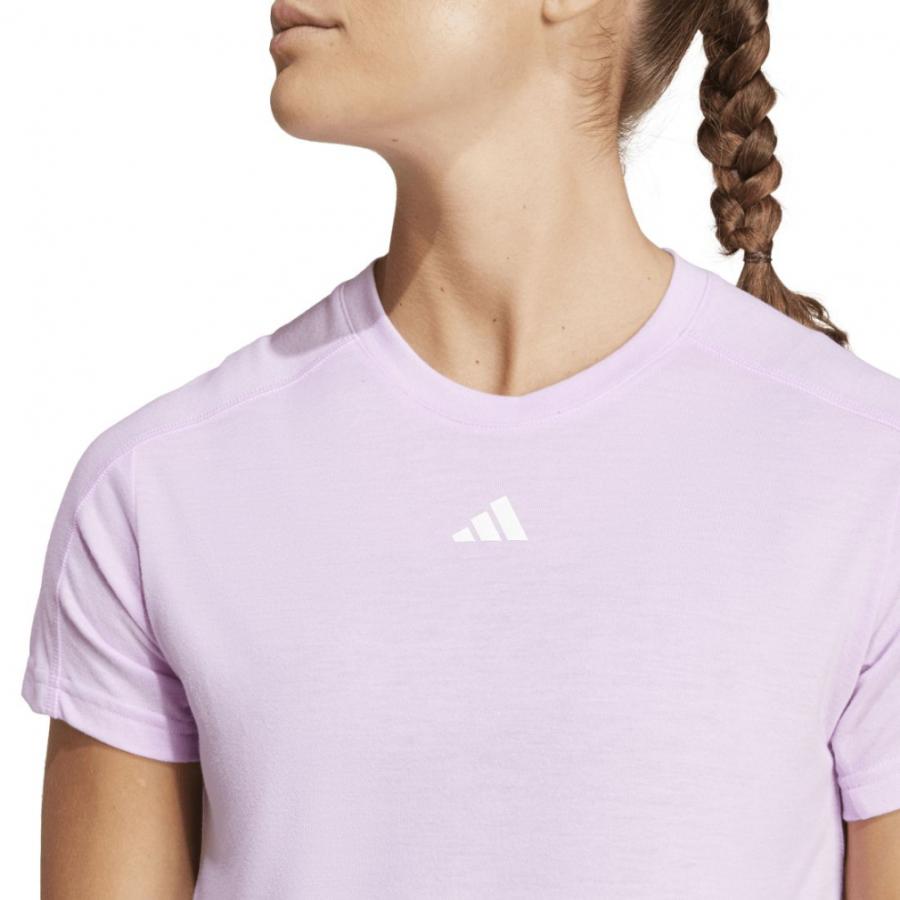adidas アディダス レディース 半袖 Tシャツ AEROREADY トレイン エッセンシャルズ ミニマル ロゴ クルーネック NEN26 ...