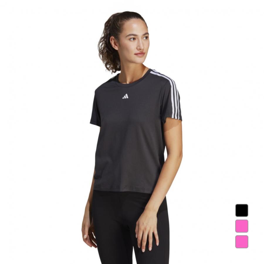adidas アディダス レディース AEROREADY トレイン エッセンシャルズ スリーストライプス 半袖 Tシャツ BUT04 ...