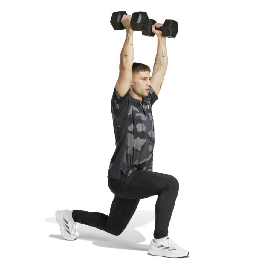 adidas アディダス メンズ 半袖 Tシャツ トレイン エッセンシャルズ カモ総柄プリント 半袖Tシャツ JUA04 IW8492 ...