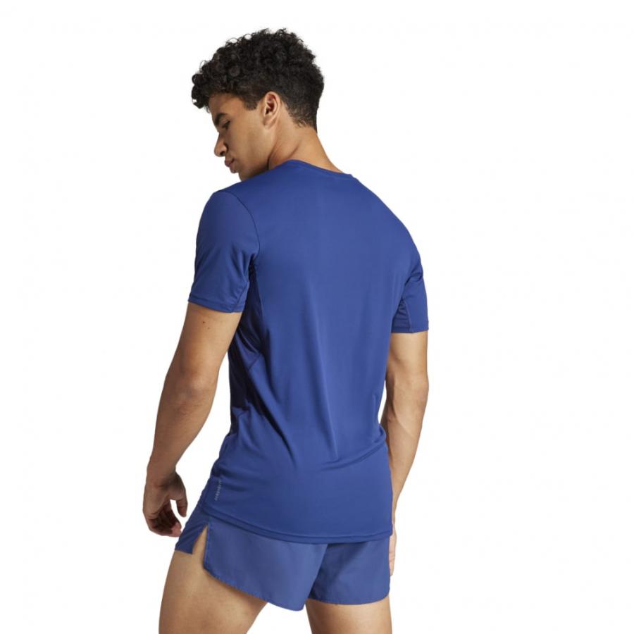 アディダス メンズ 陸上/ランニング 半袖Tシャツ アディゼロ エッセンシャルズ ランニング半袖Tシャツ IN1158 : ネイビー ...