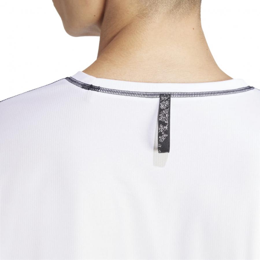 adidas アディダス メンズ 陸上/ランニング 東京 ランニング 半袖Tシャツ 東京マラソンTシャツ IS0829 : ホワイト×ブラック ...