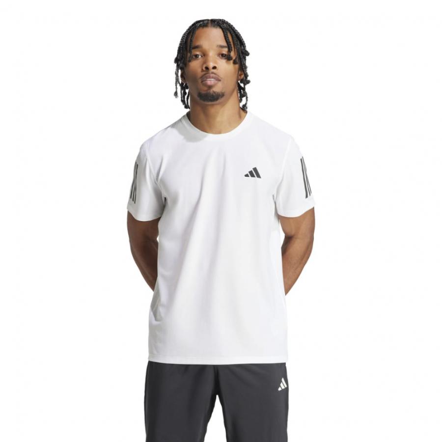 adidas アディダス メンズ 陸上/ランニング オウン ザ ラン 半袖Tシャツ IK7436 : ホワイト : アルペングループヤフー店 ...