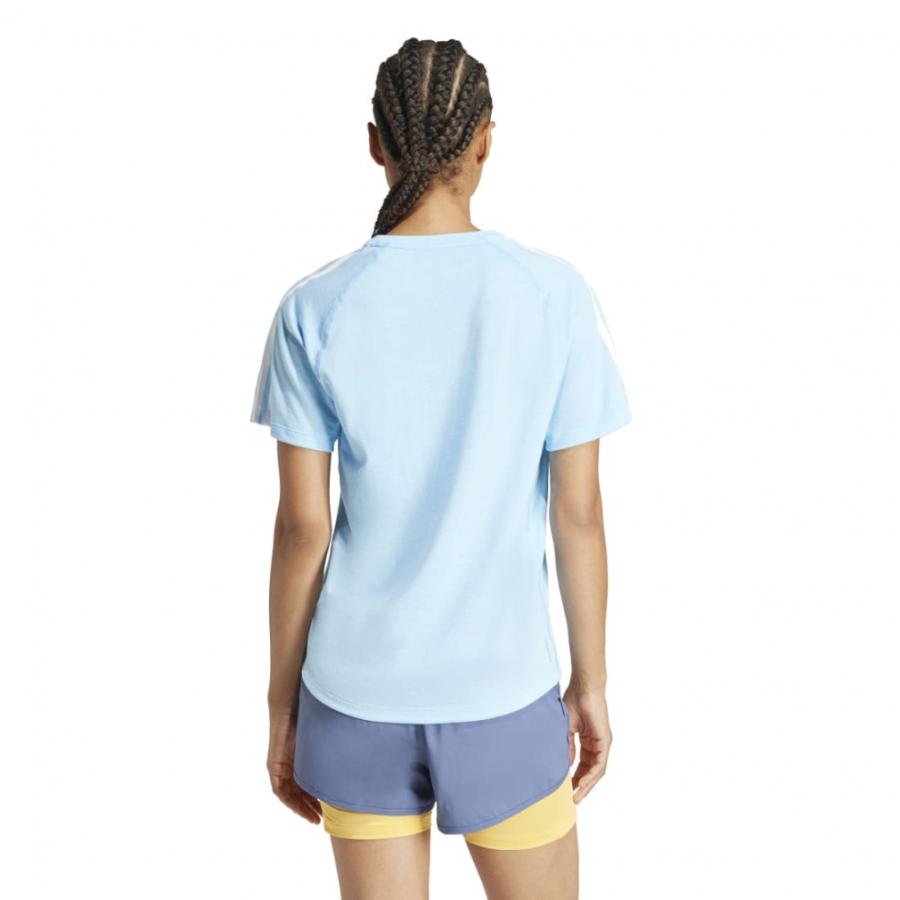 adidas（アディダス） レディス 陸上/ランニング 半袖Tシャツ オウン ザ ラン スリーストライプス 半袖Tシャツ IK5020 ...