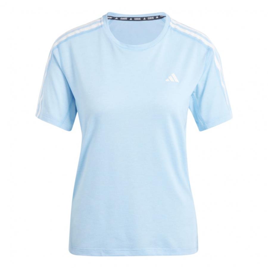 adidas（アディダス） レディス 陸上/ランニング 半袖Tシャツ オウン ザ ラン スリーストライプス 半袖Tシャツ IK5020 ...