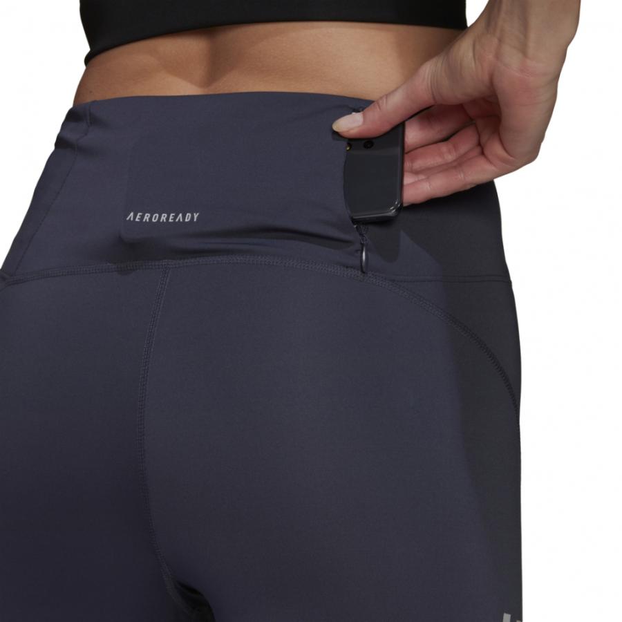 アディダス レディス 陸上/ランニング クォータースパッツ オウン ザ ラン 7/8 ランニングレギンス GU8940 : ブラック ...