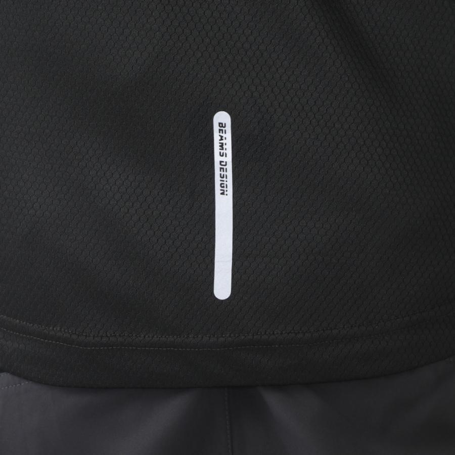 ティゴラバイビームスデザイン メンズ 陸上/ランニング ウインドブレーカー ハイブリッドジャケット TRBM-3R1604JK : チャコールグレー TIGORA by BEAMS ...