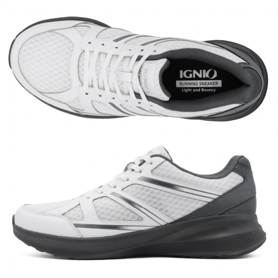 IGNIO イグニオ ランニングスニーカーWH IGC1043WH スニーカー ： ホワイト : アルペングループヤフー店 - 通販 - Yahoo!ショッピング