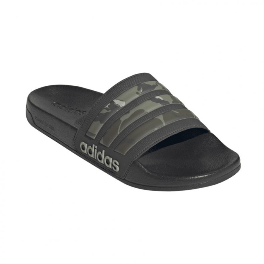 アディダス アディレッタ シャワー サンダル IG3683 メンズ シャワーサンダル ： ダークグレー×オリーブ adidas ...